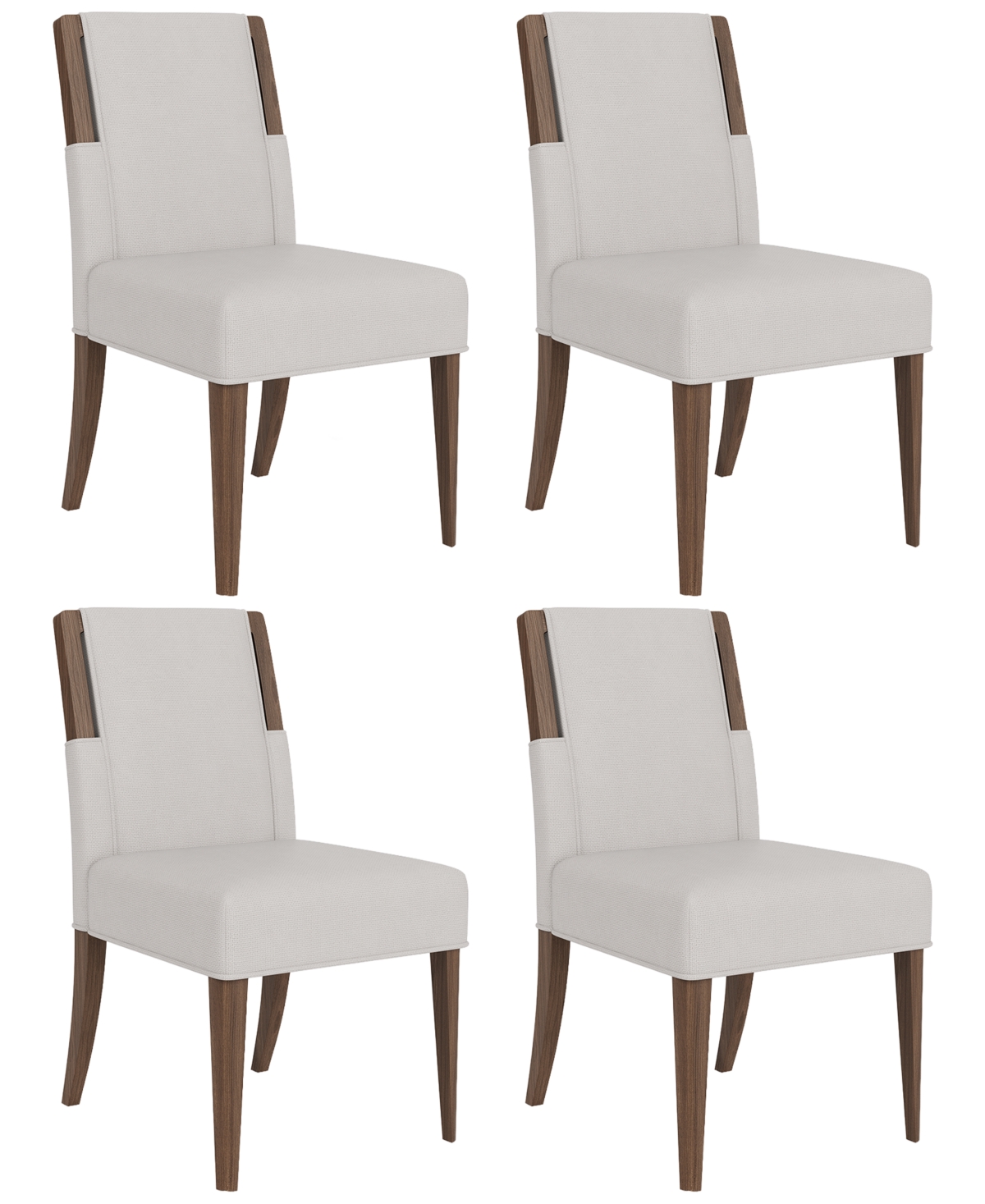Click here for Amelie 4-Piece Wood Upholstered Dining Chair Set -... prices