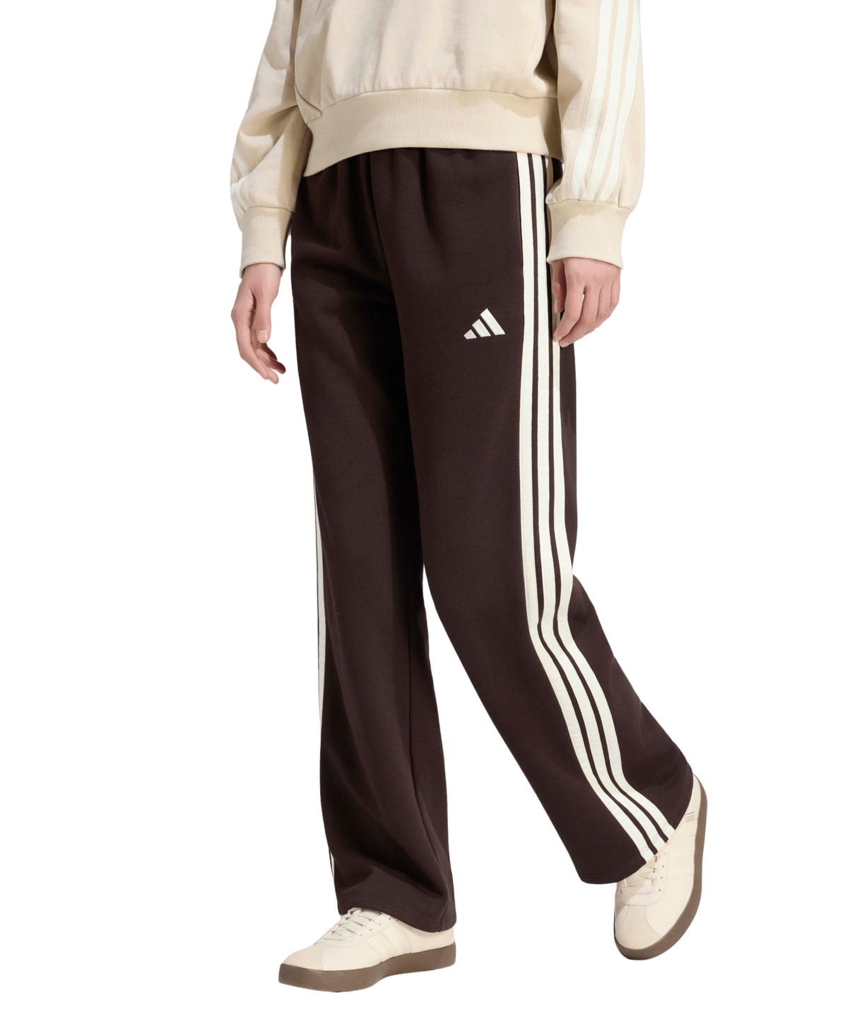 Click here for adidas Womens Essentials Three Stripes Fleece Open... prices