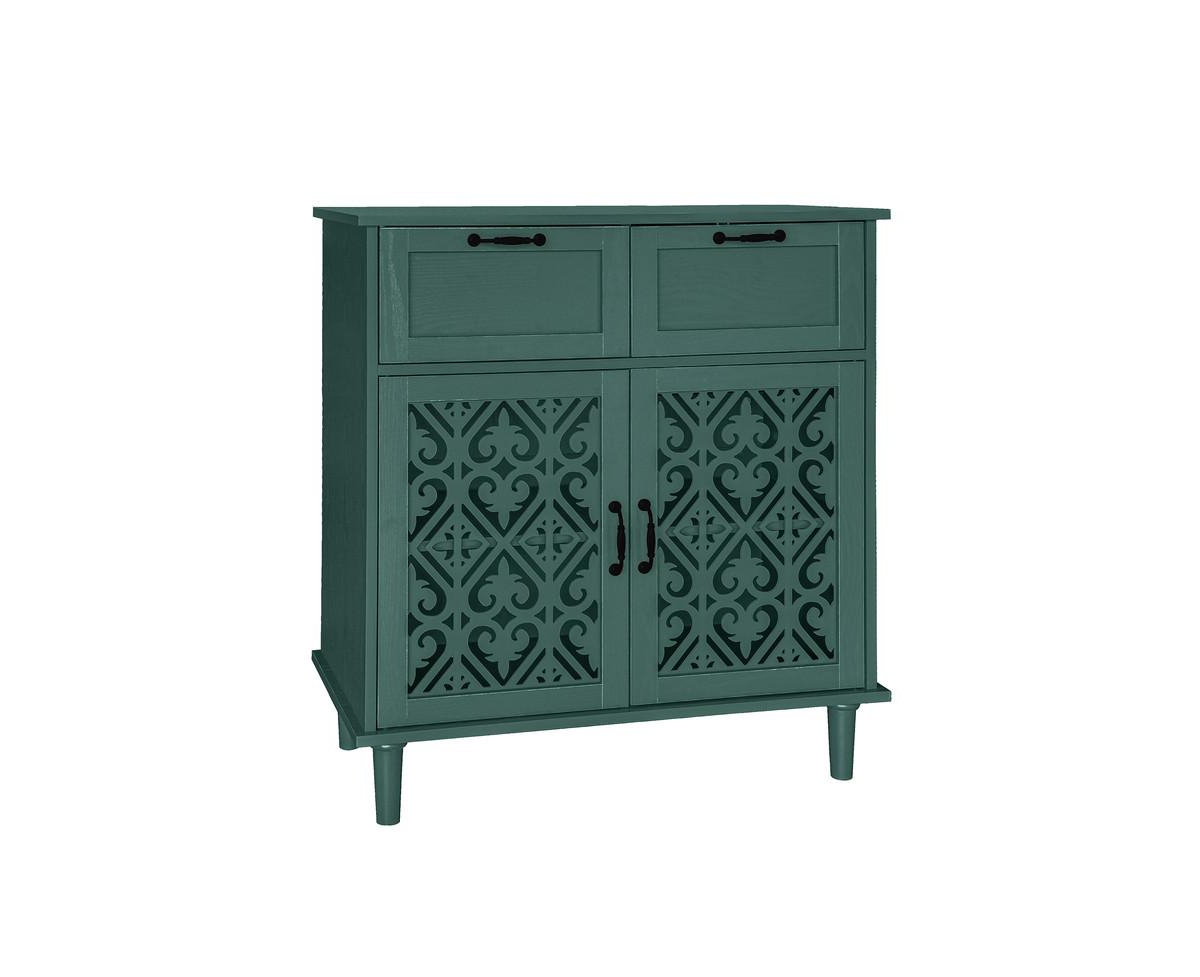 Click here for sumyeg Storage Cabinet with 2 Door 2 Drawer - Gree... prices