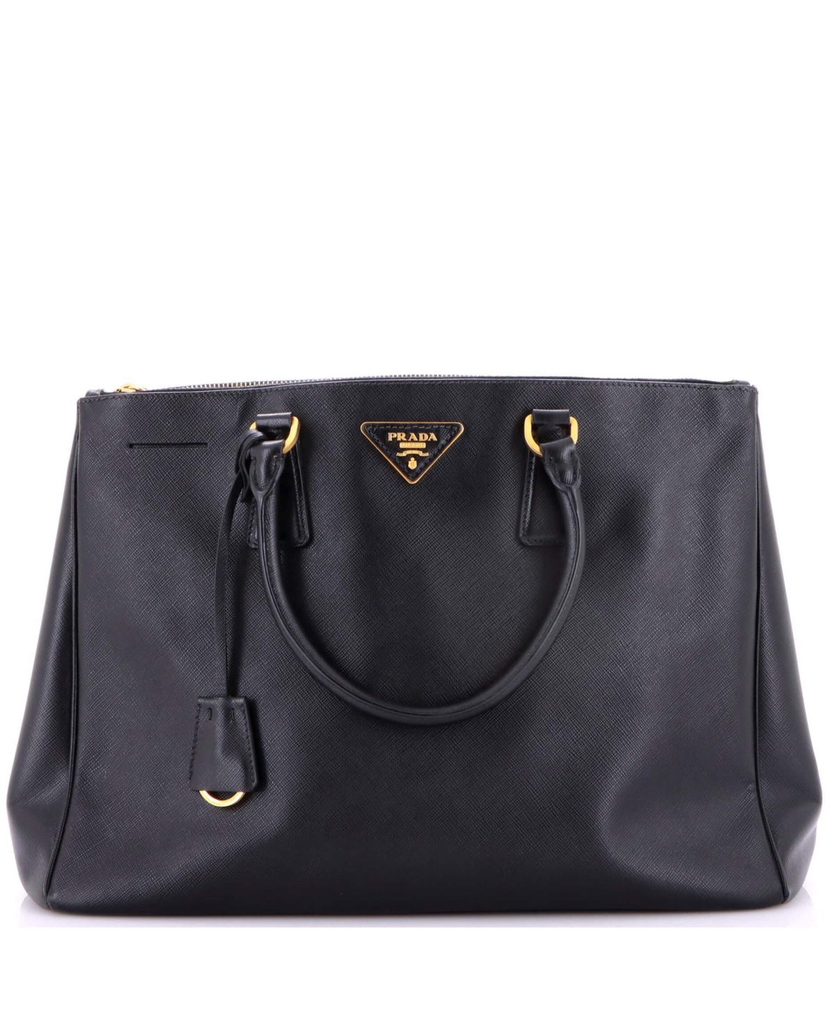 Click here for Pre-Owned Prada Large Double Zip Lux Tote Saffiano... prices