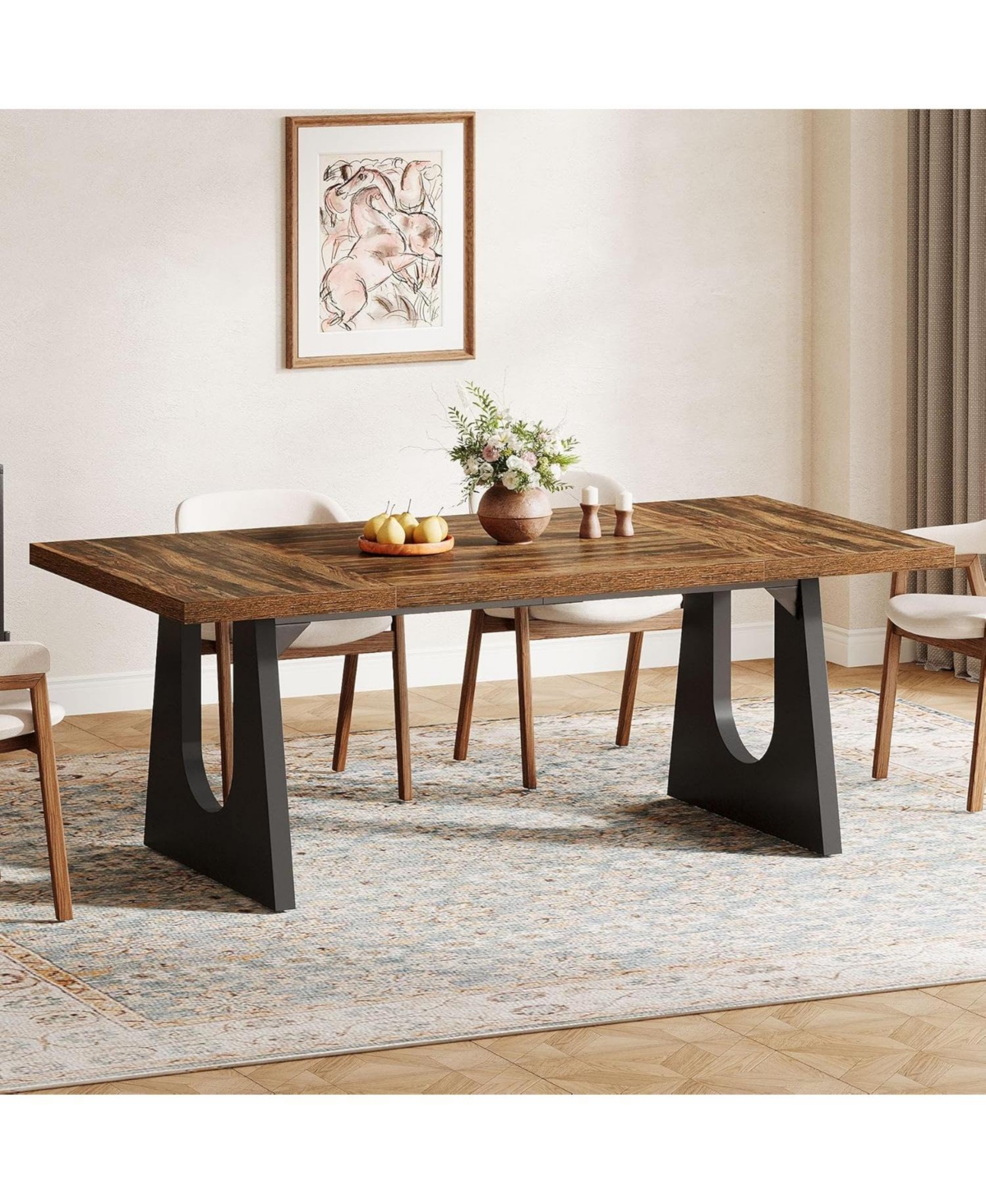 Click here for Tribesigns 70.9-Inch Dining Table for 6-8 People... prices