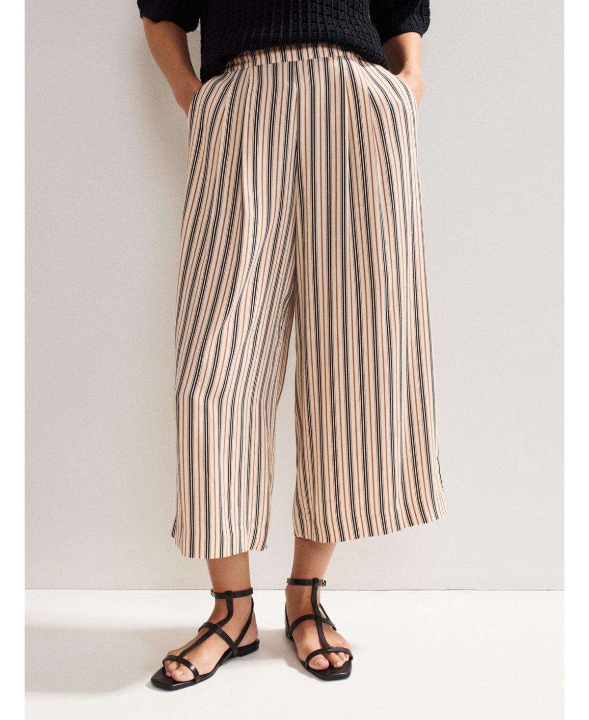 Click here for Phase Eight Womens Malaya Culotte Trousers - Black... prices