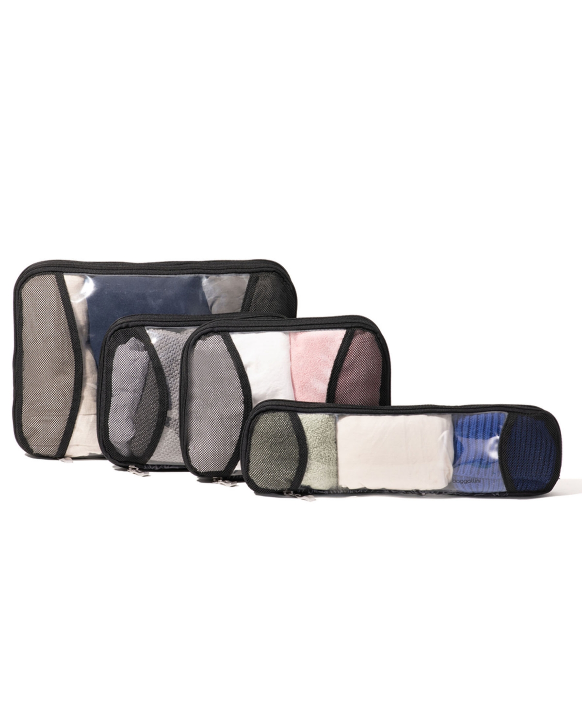 Click here for Baggallini Zipper Compression 4-Piece Cube Set - M... prices