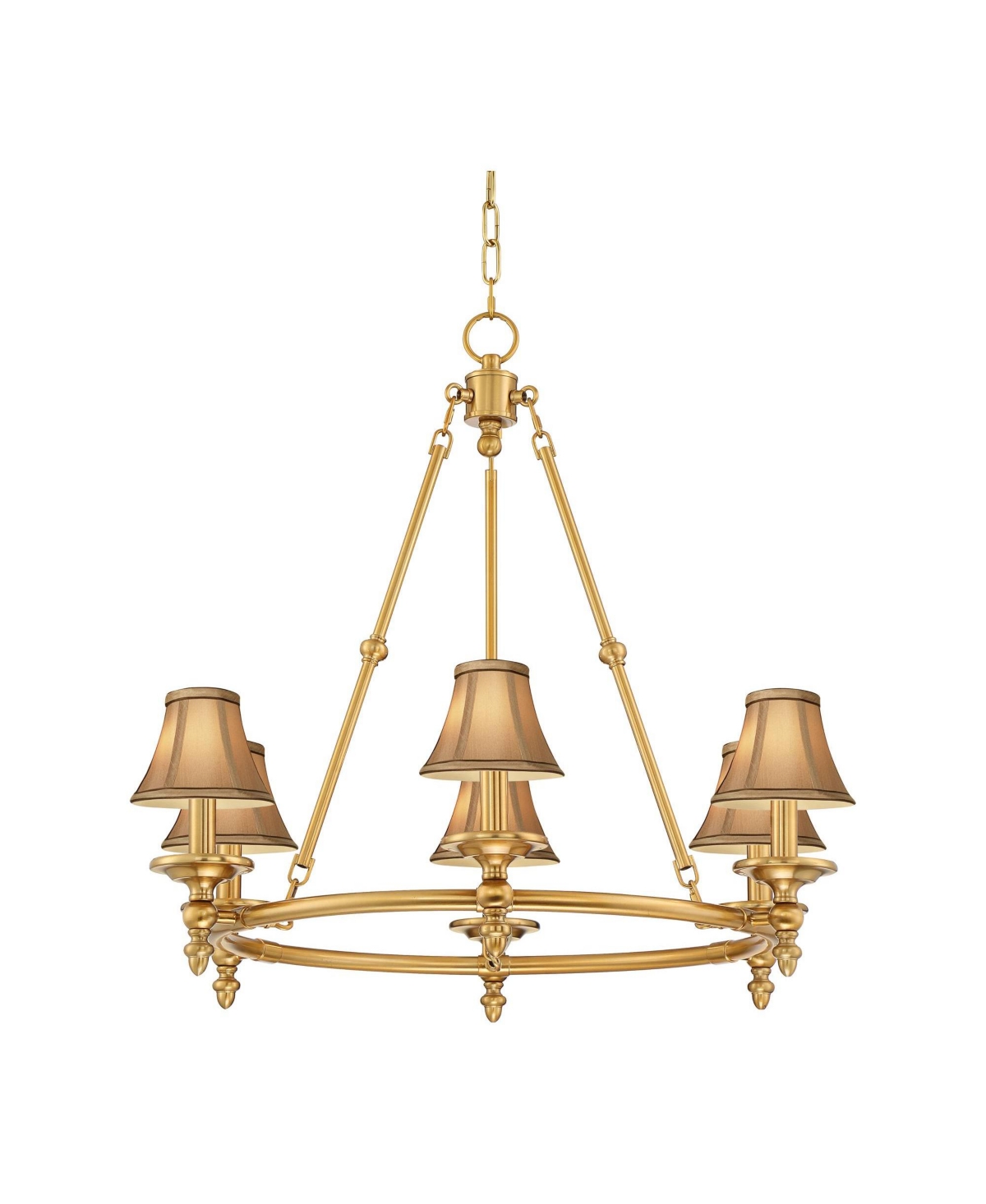 Click here for Stiffel Hartley 28 Inch Wide 6-Light Chandelier wi... prices