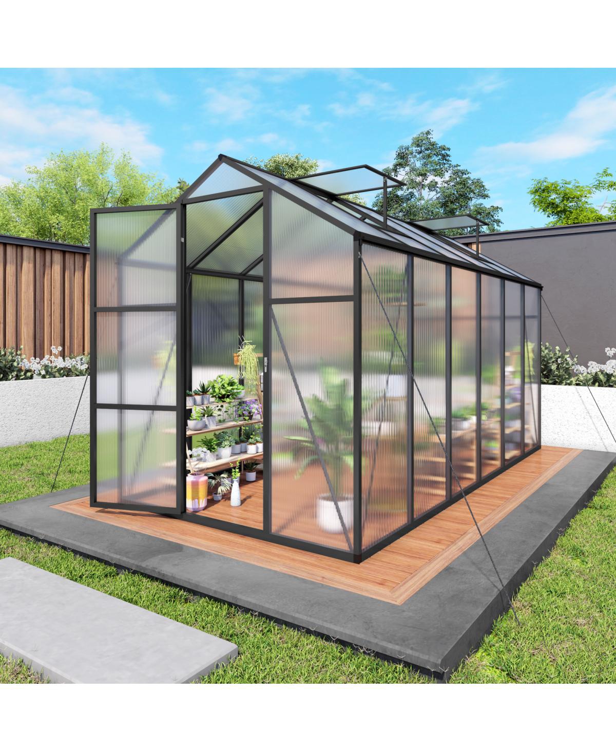 Click here for Streamdale Furniture 6x12Feet Walk-in Outdoor Gree... prices
