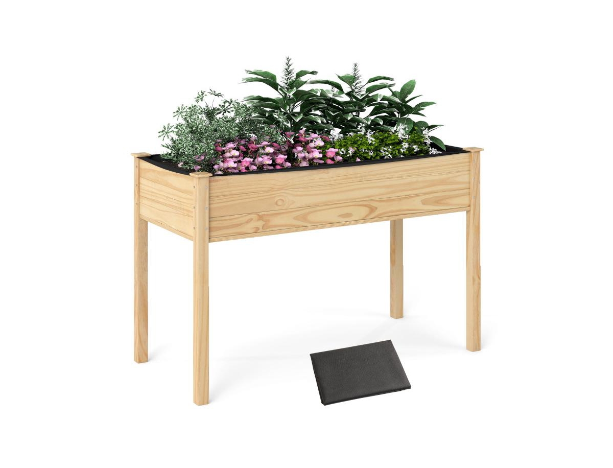 Click here for Slickblue Wooden Raised Garden Bed for Vegetables... prices