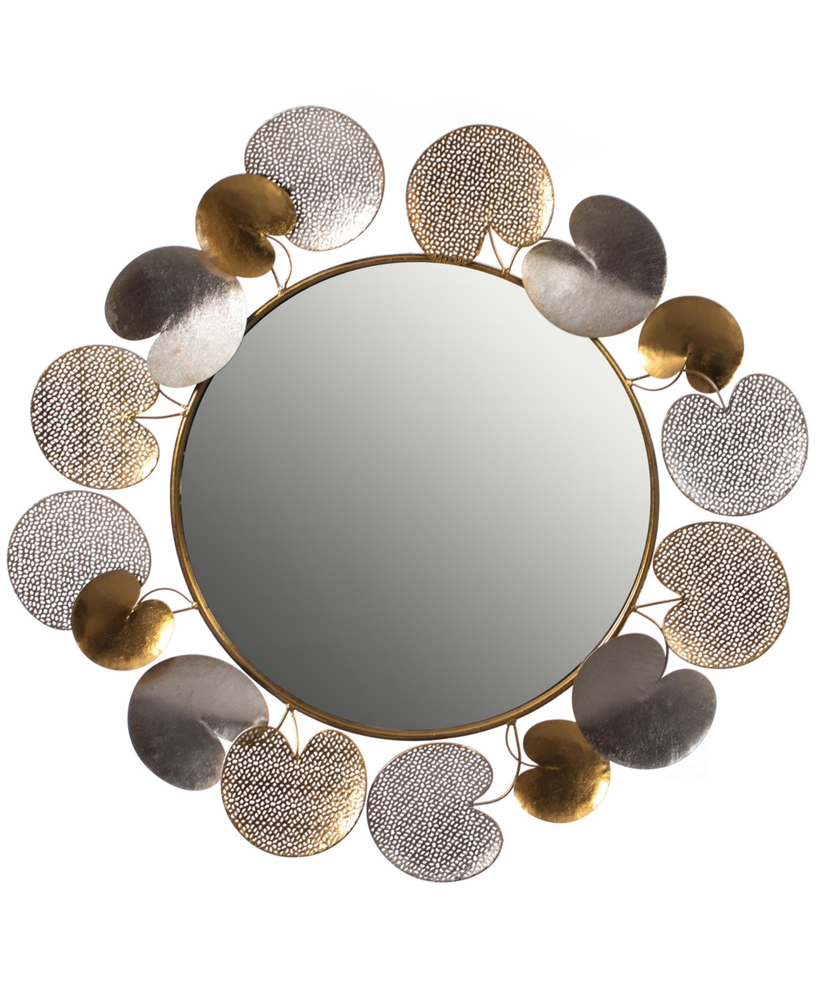 Click here for Fabulaxe 31 Accent Wall Mounted Mirror with Gold a... prices
