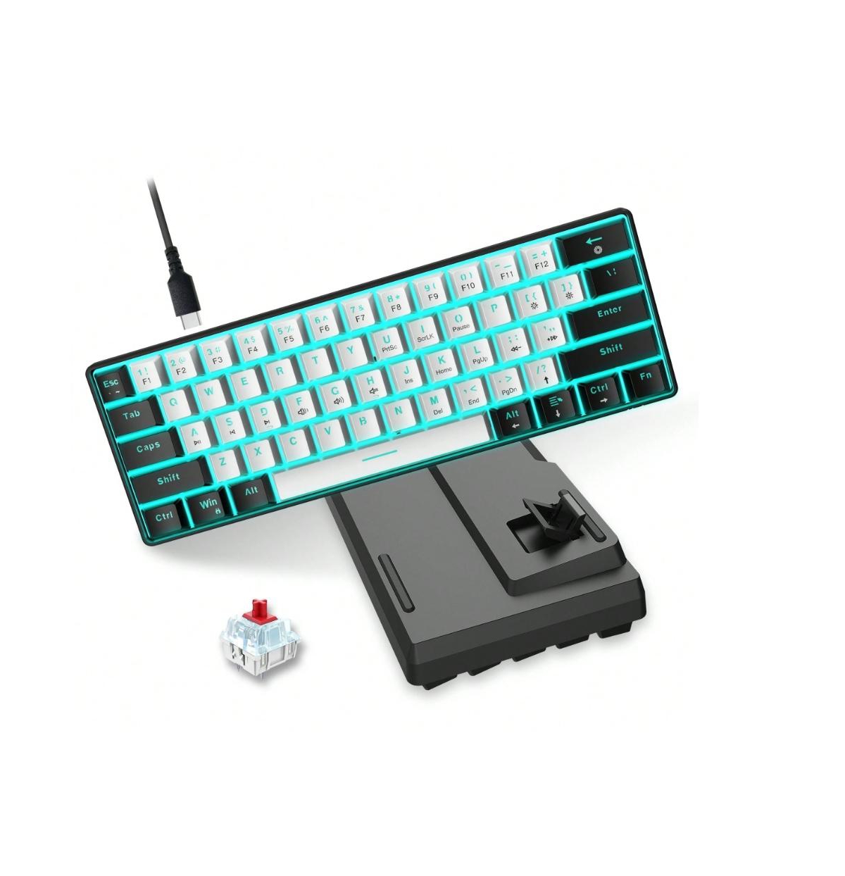 Click here for Risokeys 60 Pecentage Wired Mechanical Gaming Keyb... prices