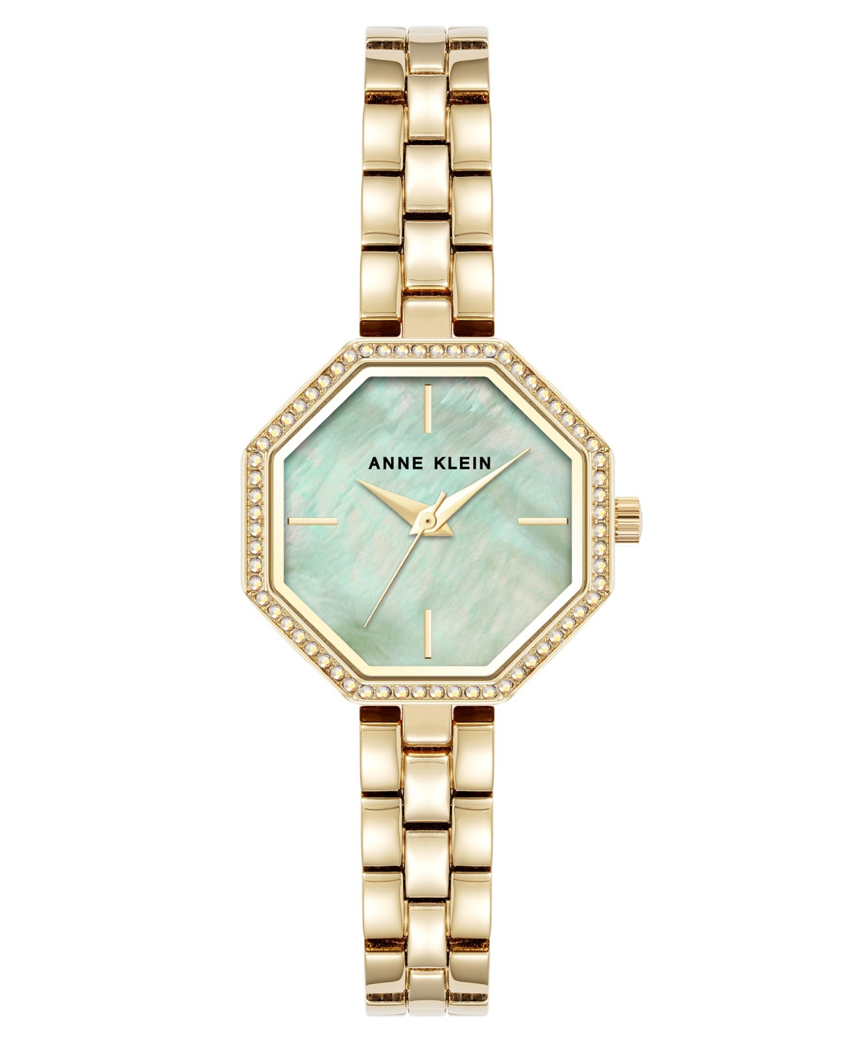 Click here for Anne Klein Womens Quartz Octagonal Gold-Tone Alloy... prices