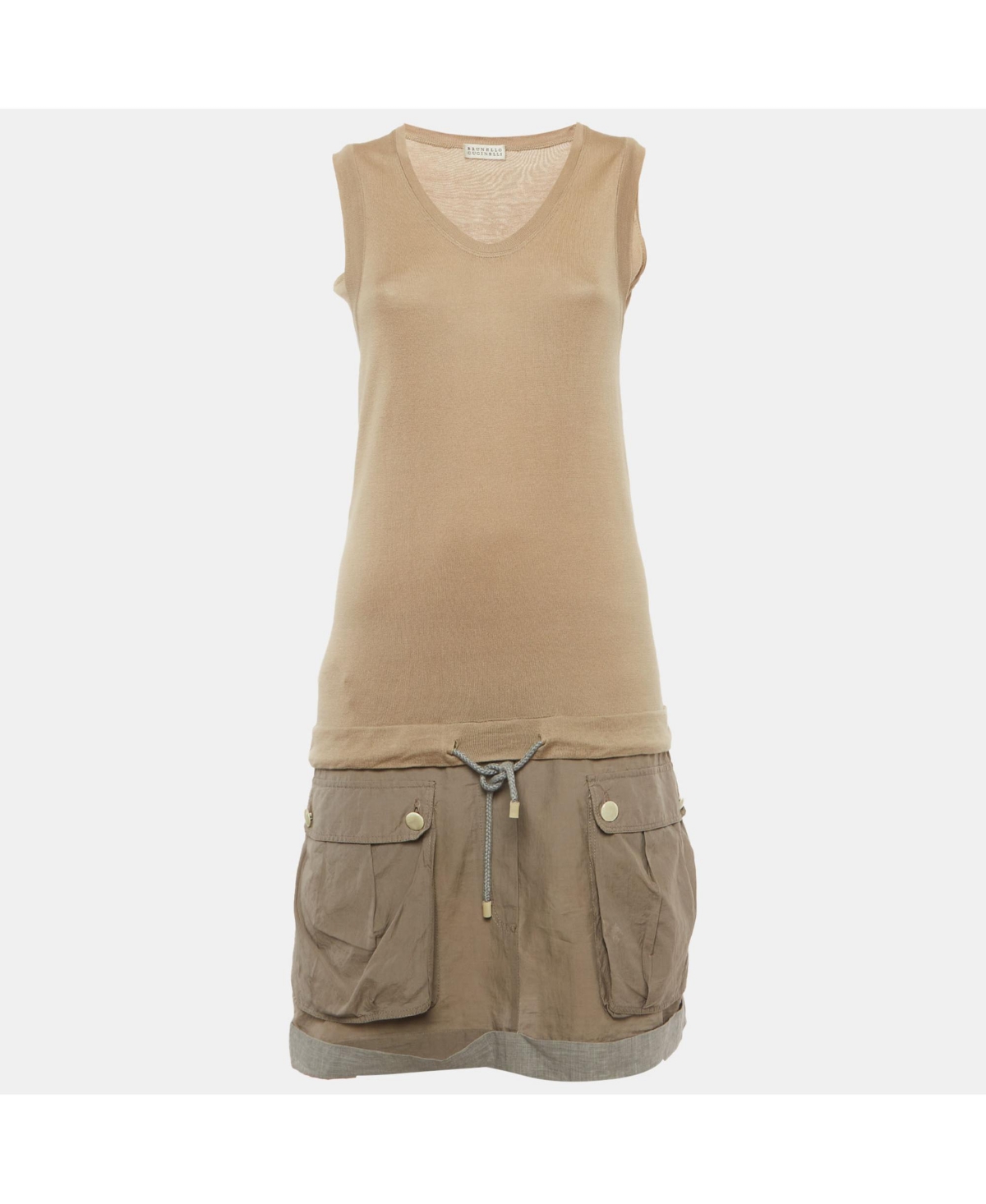 Click here for Pre-Owned Brunello Cucinelli Womens Cotton Knit Sl... prices