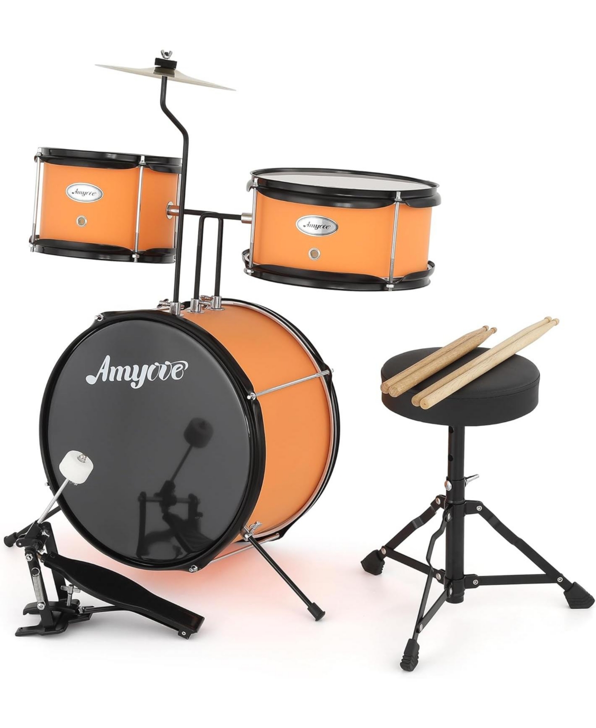Click here for gaomon 3-Piece Kids Acoustic Drum Set - Wood Metal... prices