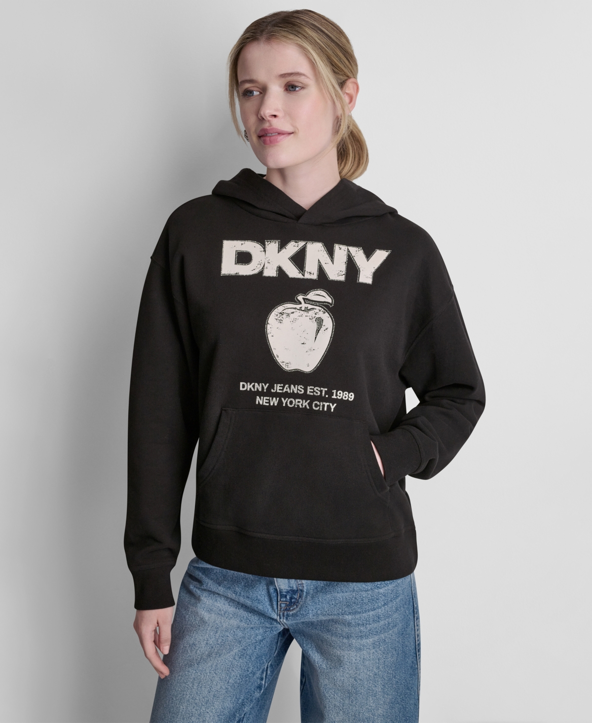 Click here for Dkny Jeans Womens Long-Sleeve Dkny Big Apple Rhine... prices
