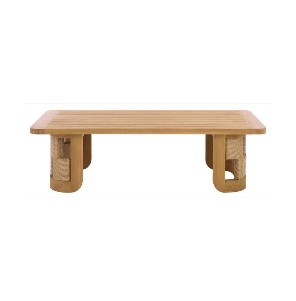 Click here for Safavieh Skipper Teak Outdoor Coffee Table - Natur... prices