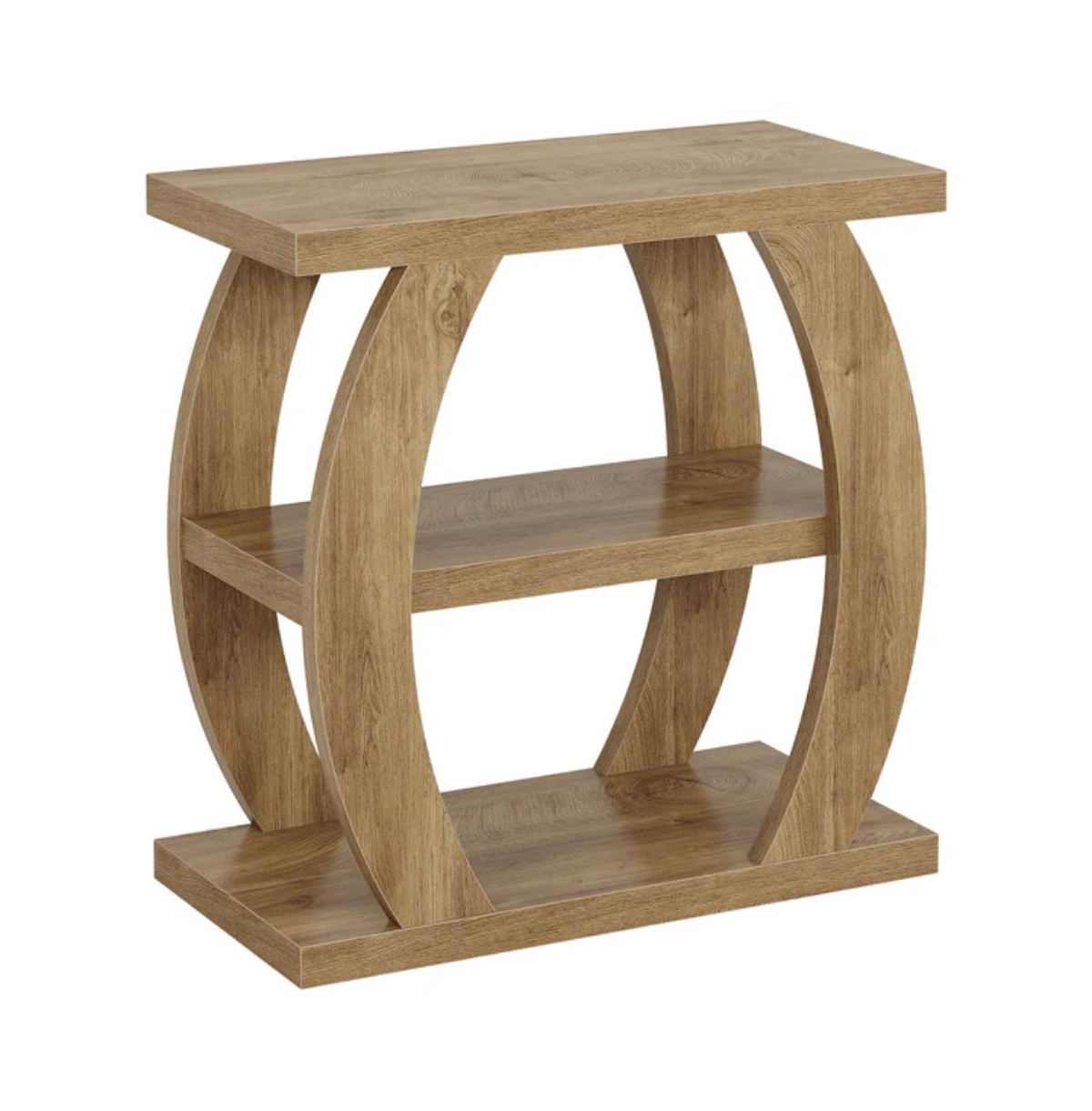 Click here for Slickblue 3 Tier Farmhouse Side Table with Geometr... prices