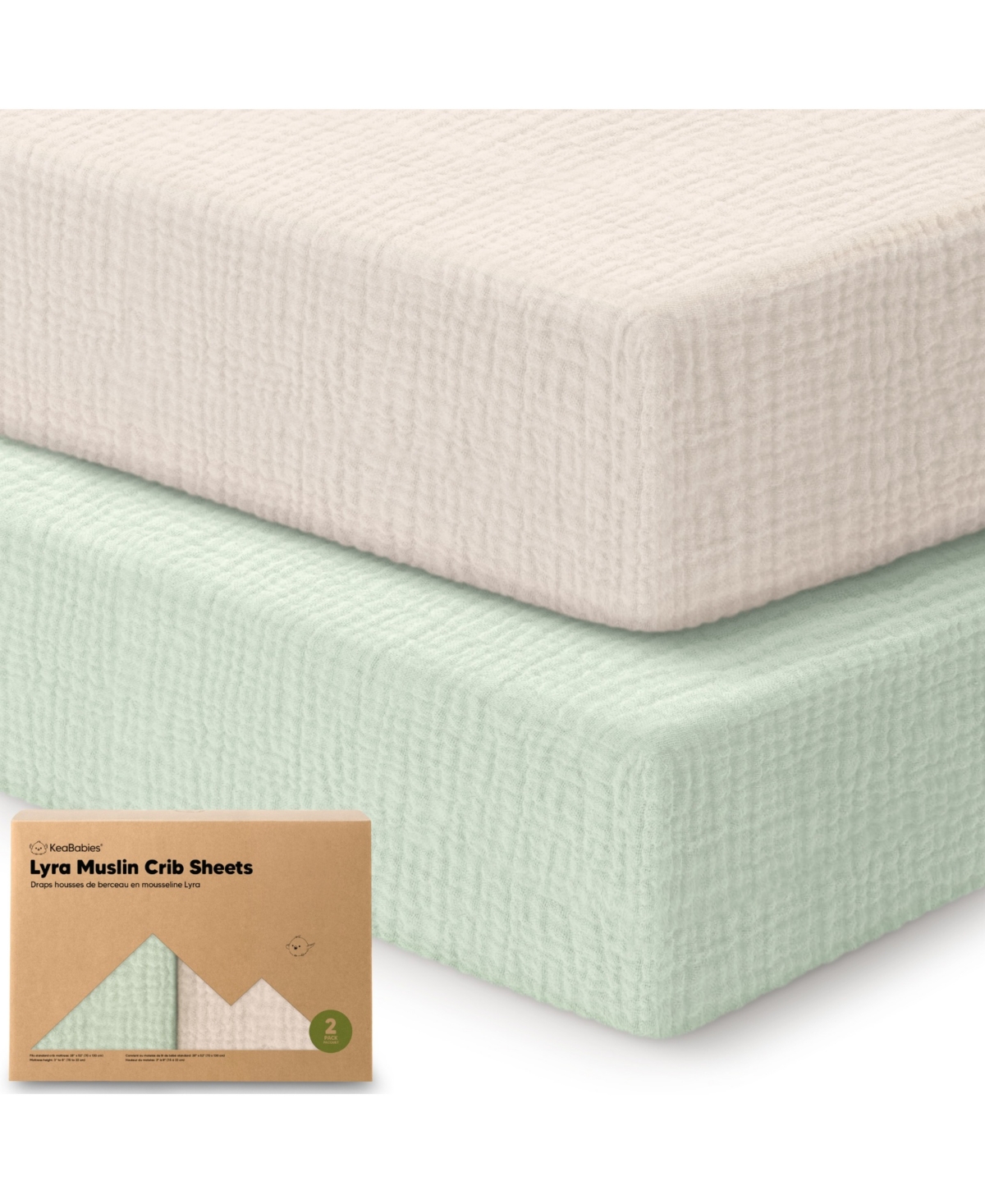 Click here for KeaBabies Lyra Muslin Crib Sheets for Boys  Girls... prices