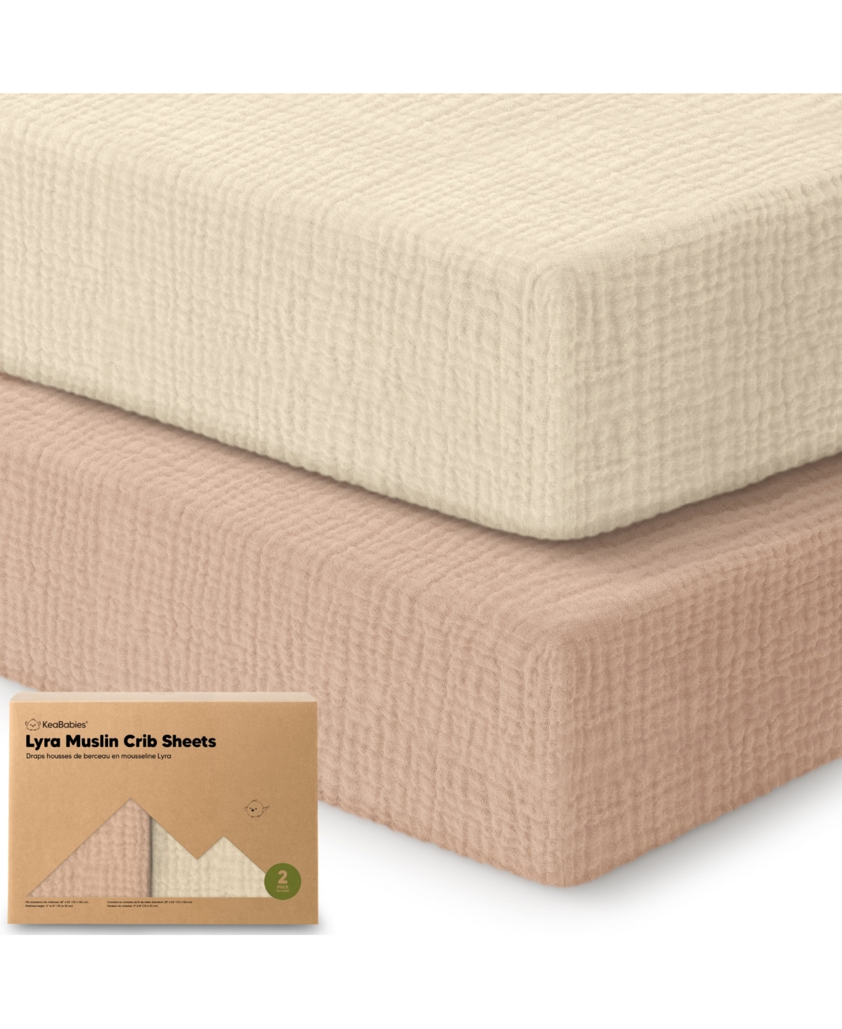 Click here for KeaBabies Lyra Muslin Crib Sheets for Boys  Girls... prices