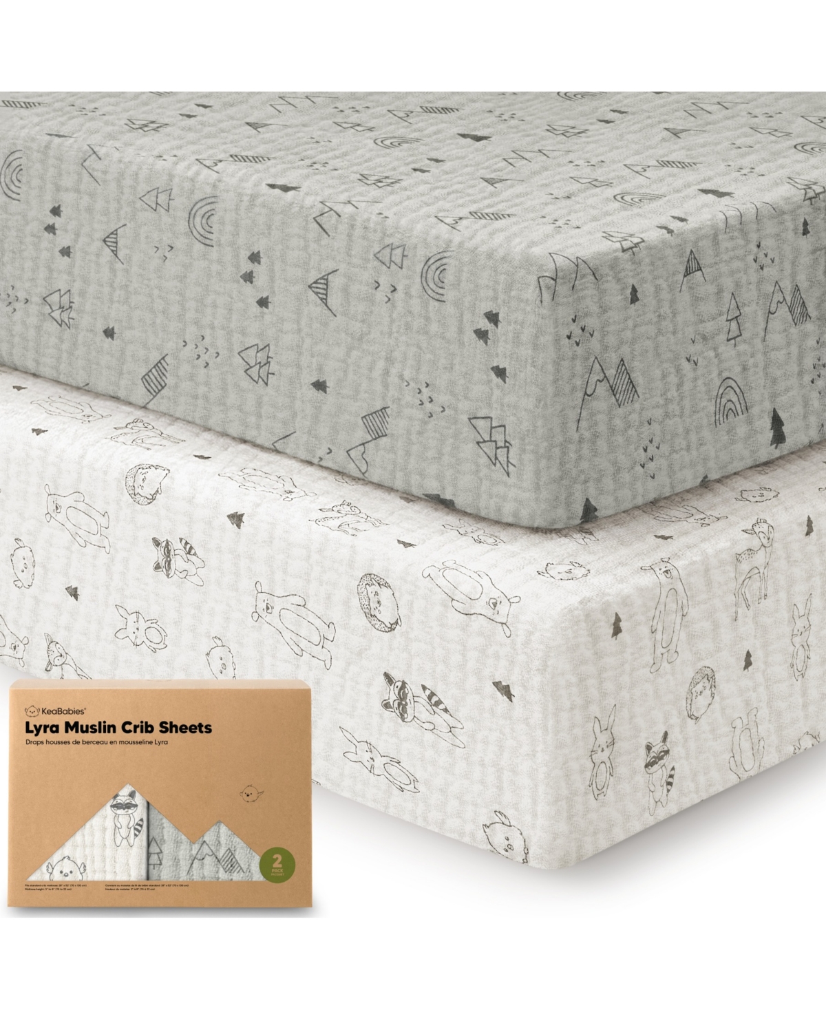 Click here for KeaBabies Lyra Muslin Crib Sheets for Boys  Girls... prices