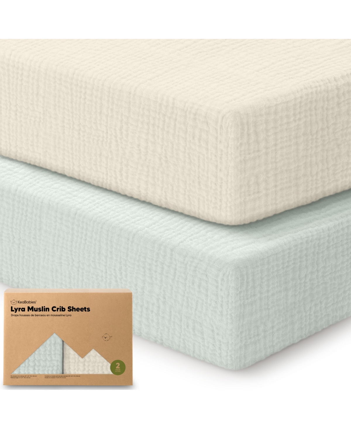 Click here for KeaBabies Lyra Muslin Crib Sheets for Boys  Girls... prices