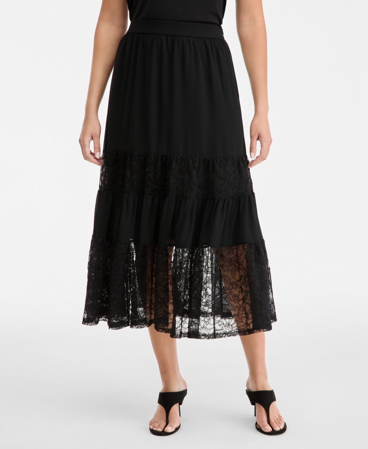 Click here for I.n.c. International Concepts Womens Lace-Trim Tie... prices