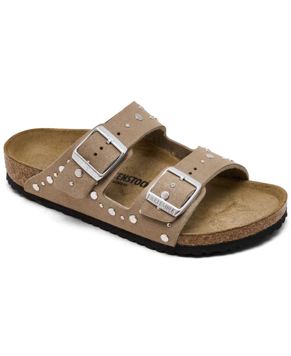 Click here for Birkenstock Little Girls Arizona Rivets Suede Leat... prices
