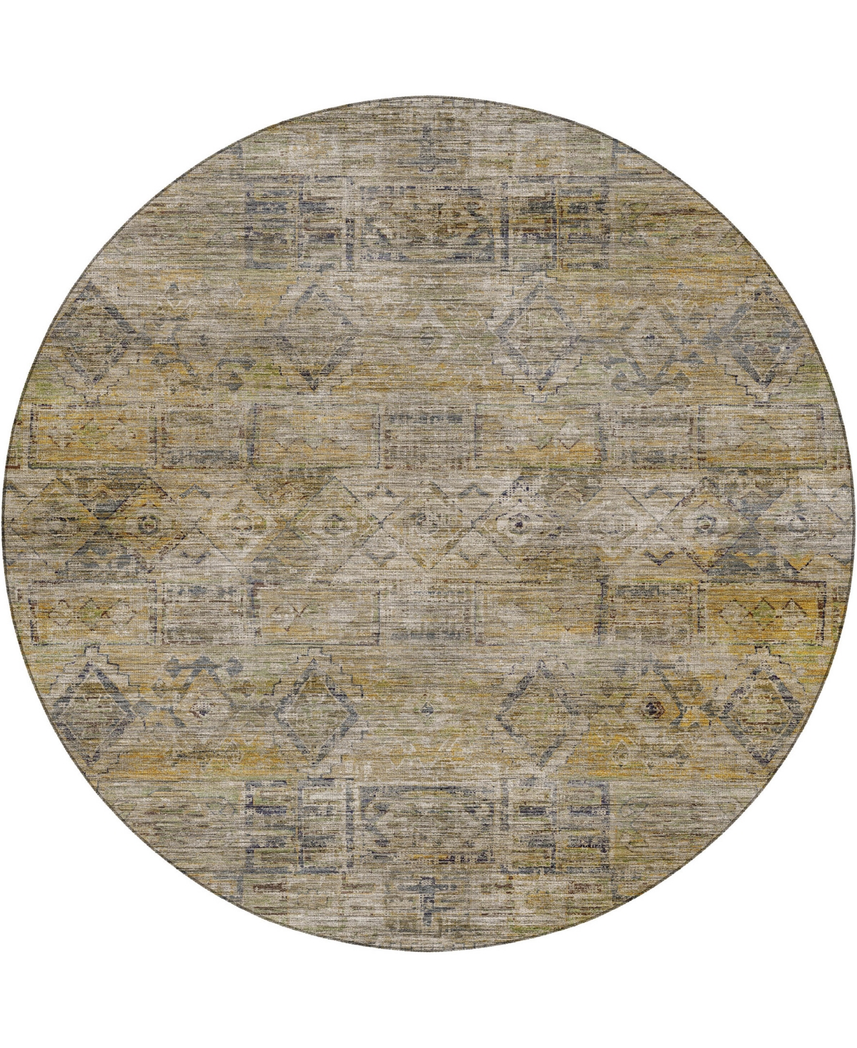 Click here for Dalyn Vico VC7 8x8 Round Area Rug - Gold prices