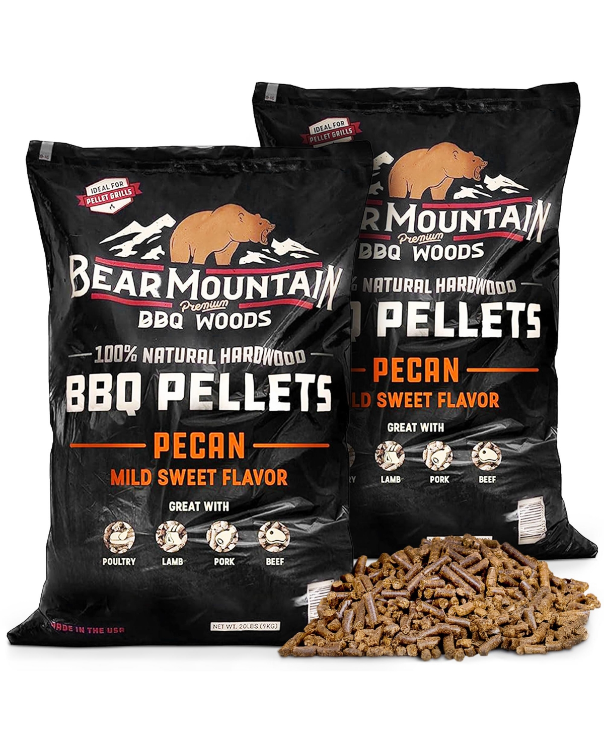 Click here for Bear Mountain Bbq Natural Hardwood Pecan Sweet Fla... prices
