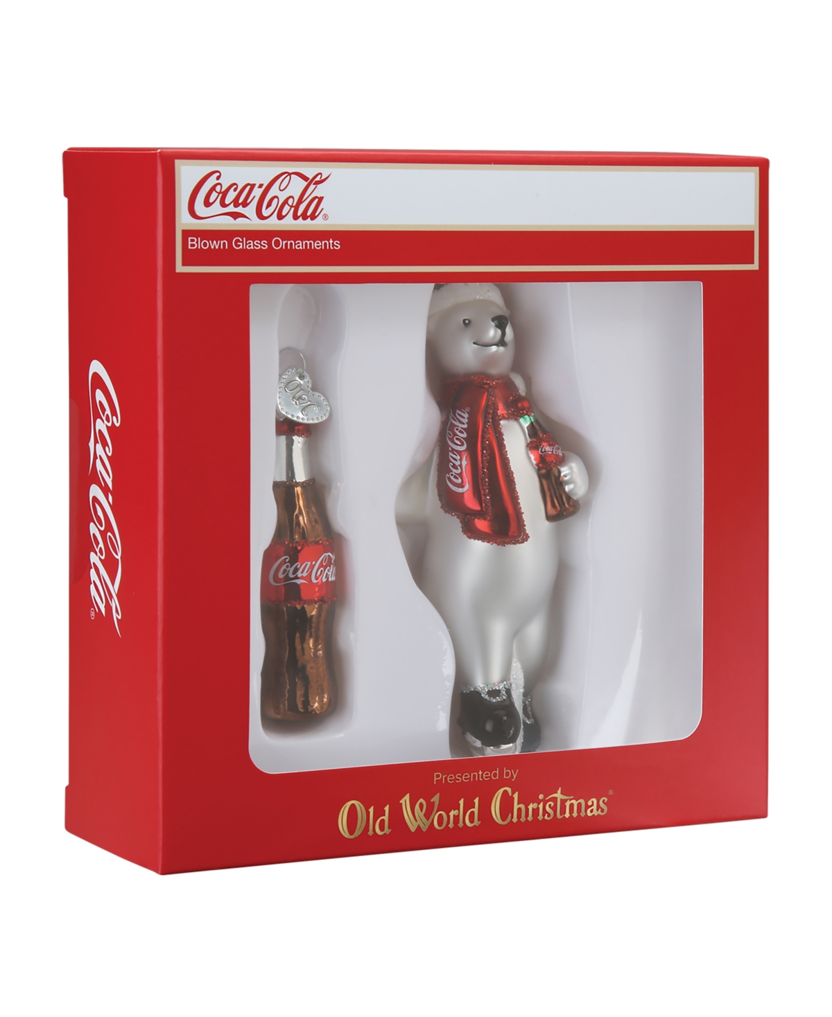 Click here for Old World Christmas Coca-Cola Polar Bear Glass Orn... prices