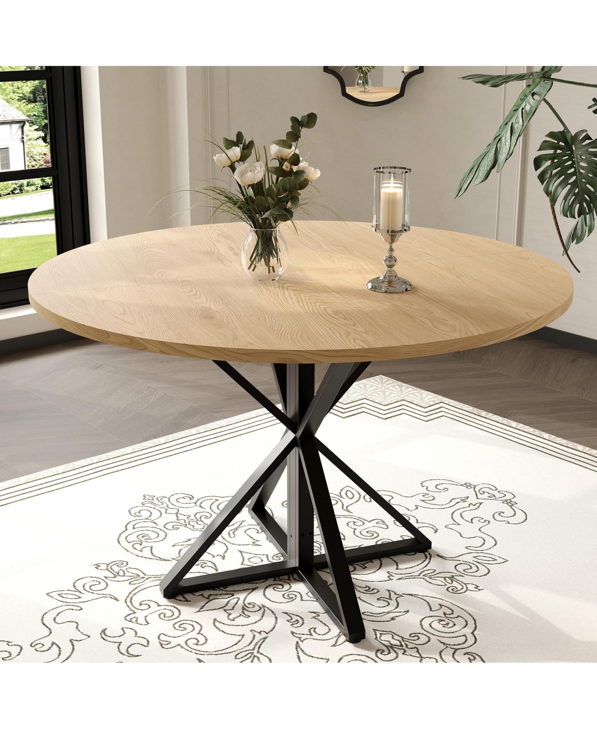 Click here for gaomon Round Dining Table for 4  47 Dining Table... prices