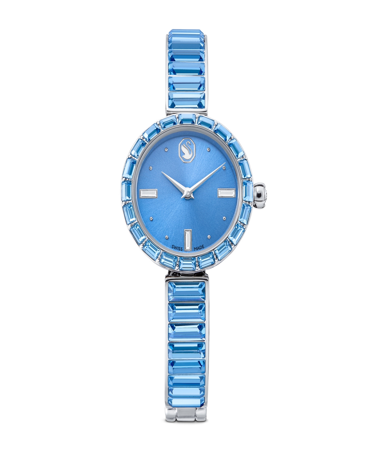 Click here for Swarovski Matrix Bangle Swiss Crystal Bracelet Blu... prices