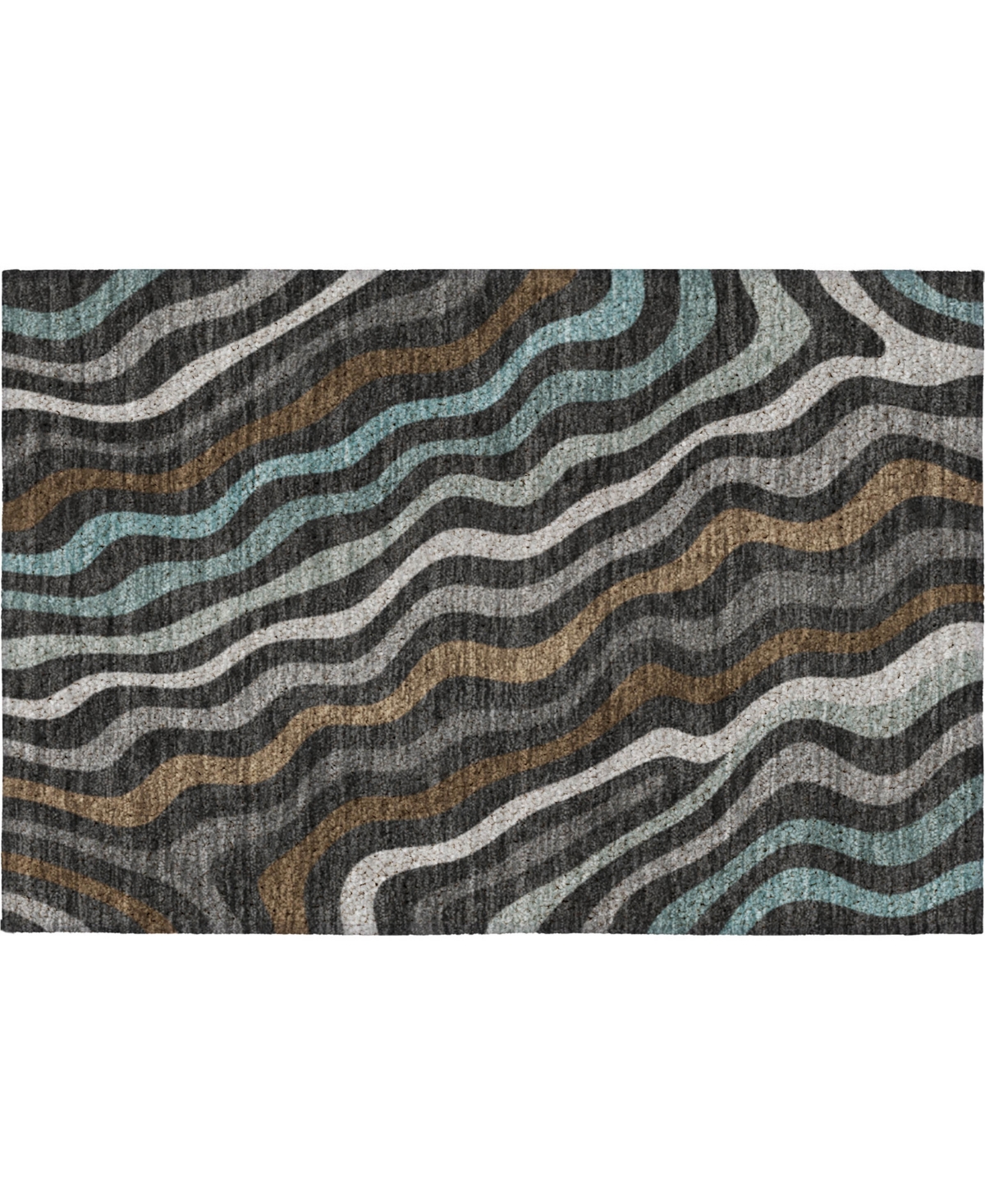 Click here for Dalyn Kenner KN4 18x26 Area Rug - Black prices