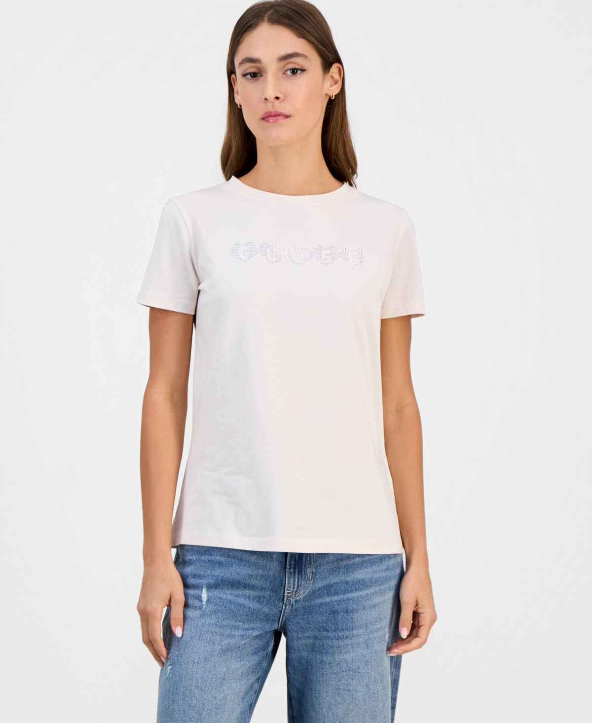 Click here for Guess Womens Lunita Crewneck Short-Sleeve T-Shirt... prices