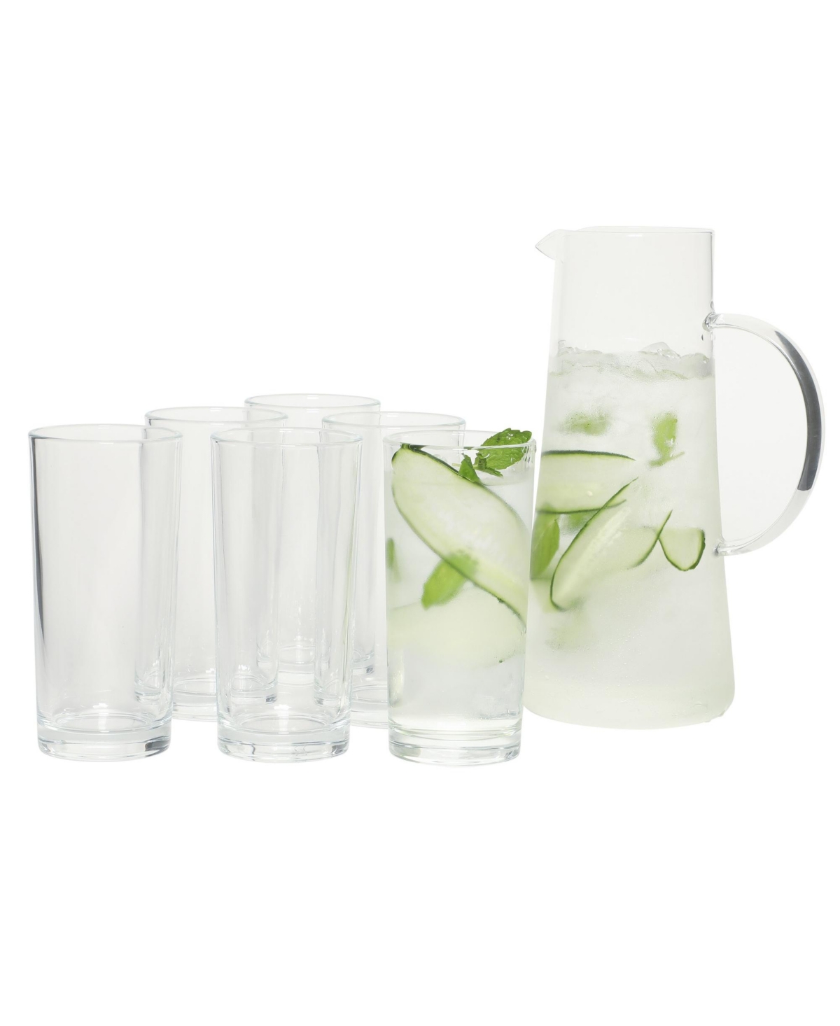 Click here for Gibson Home Boozy Brunch 7 Piece Glass Pitcher and... prices
