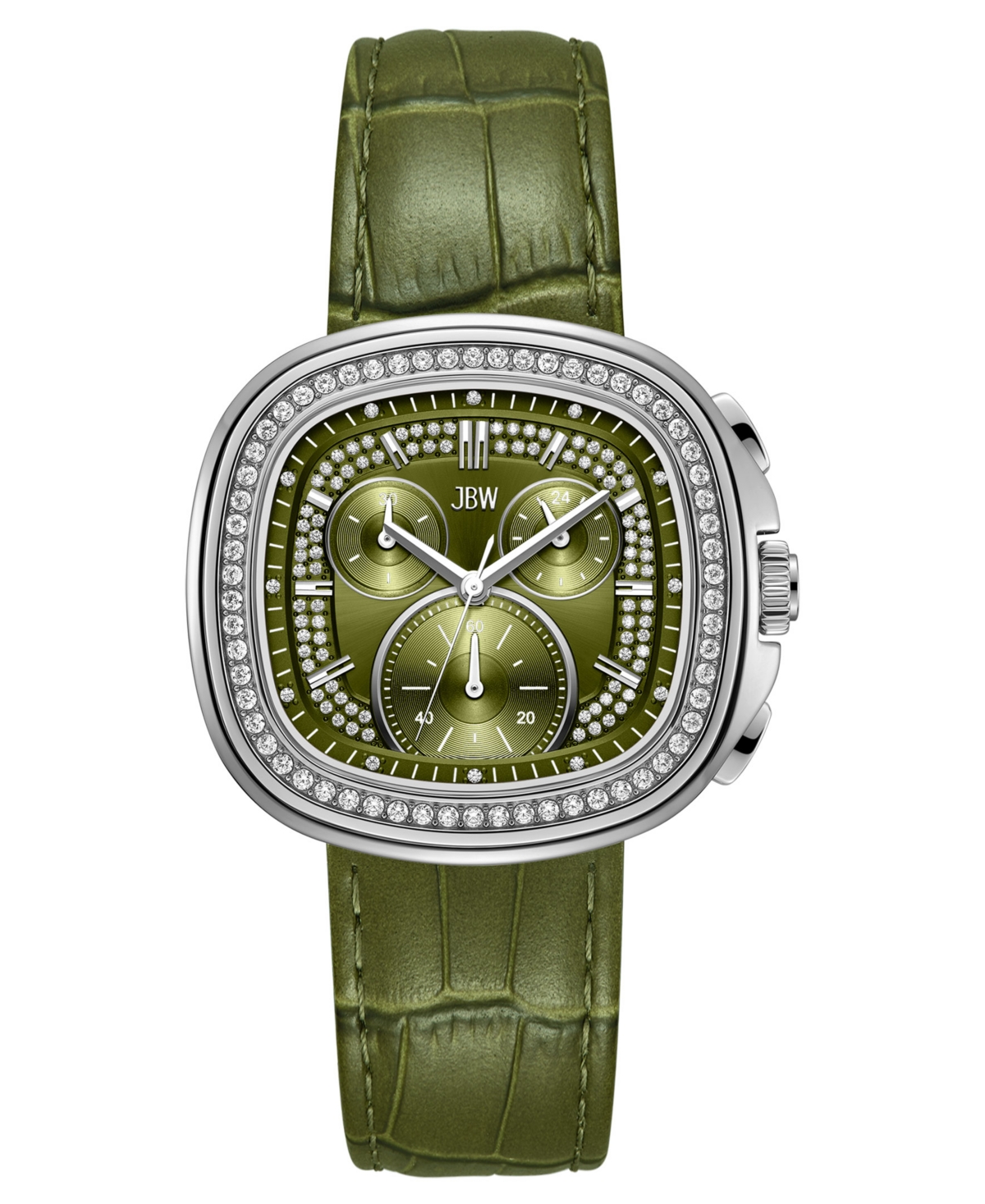 Click here for Jbw Mens Coast Stainless Steel Watch 42mm - Green prices