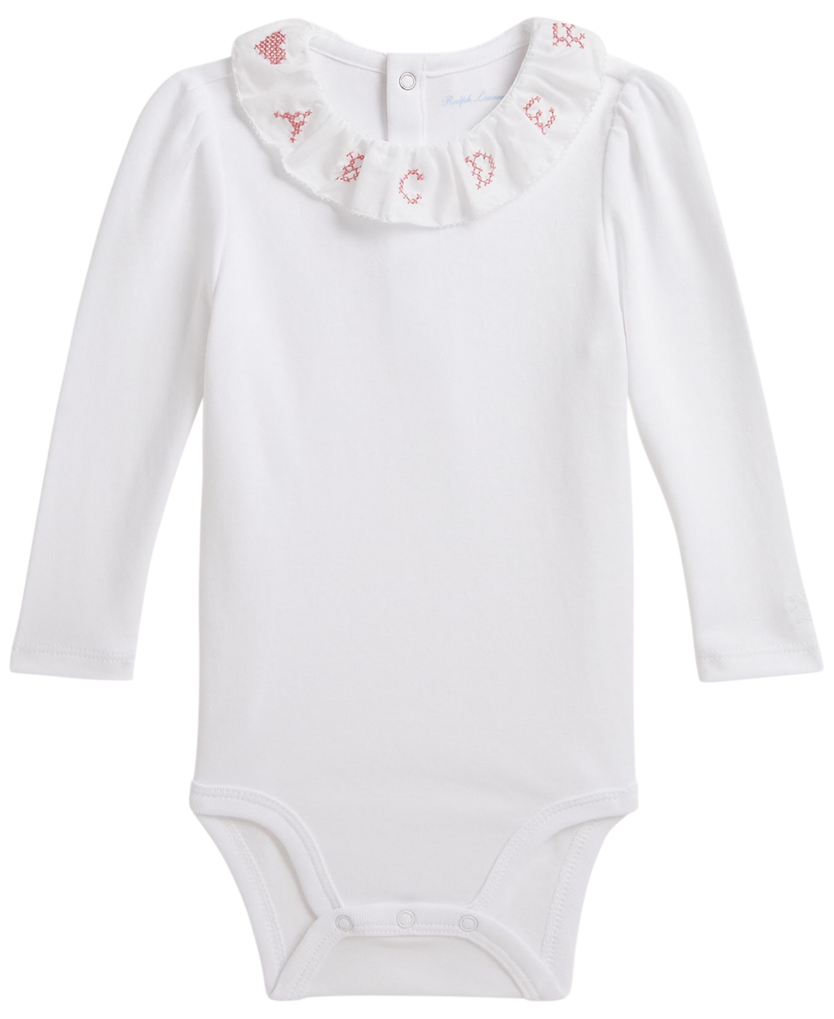 Click here for Polo Ralph Lauren Baby Girls Ruffle-Collar Cotton... prices