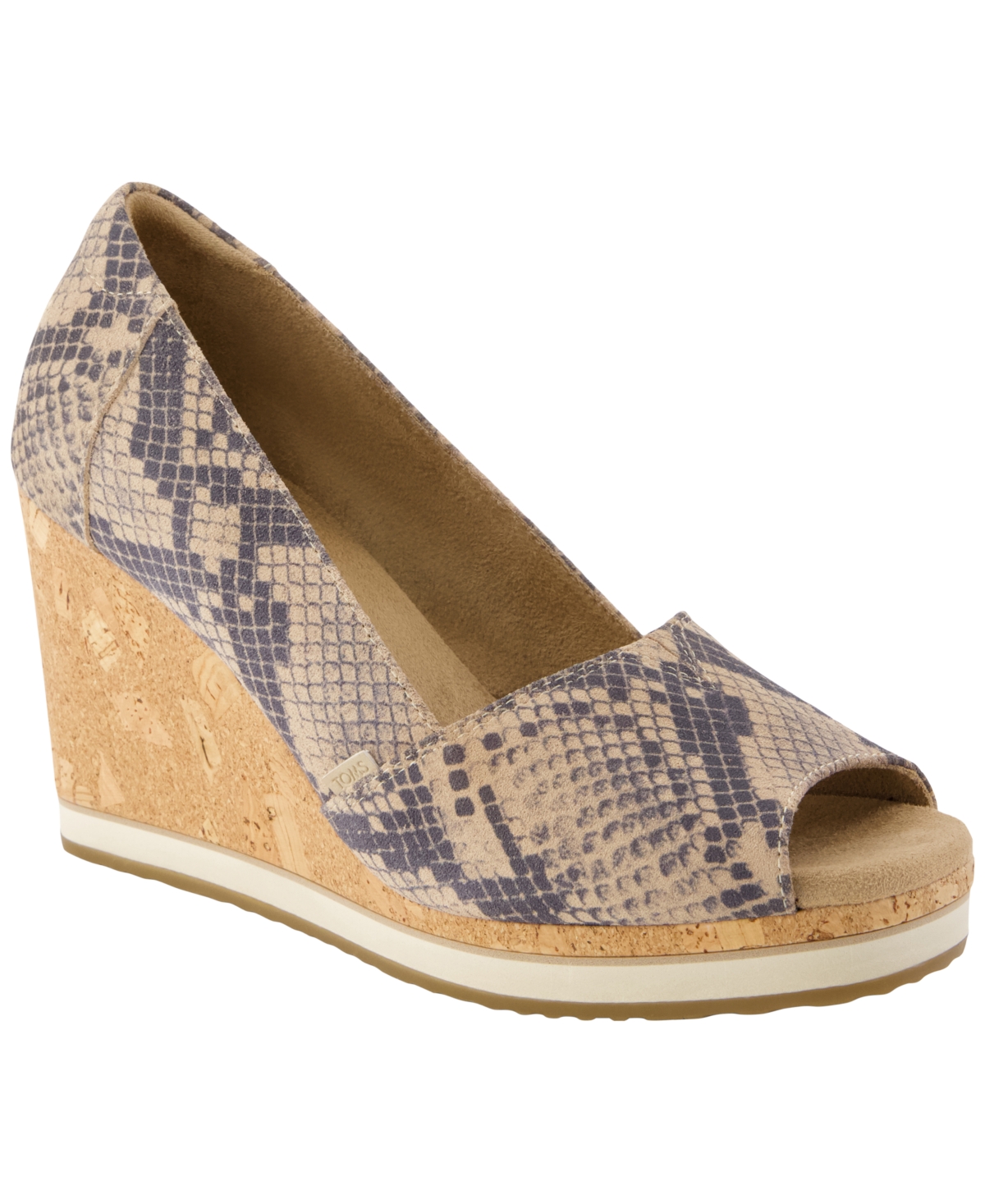 Click here for Toms Womens Essential Slip-On Wedge Sandals - Mid... prices