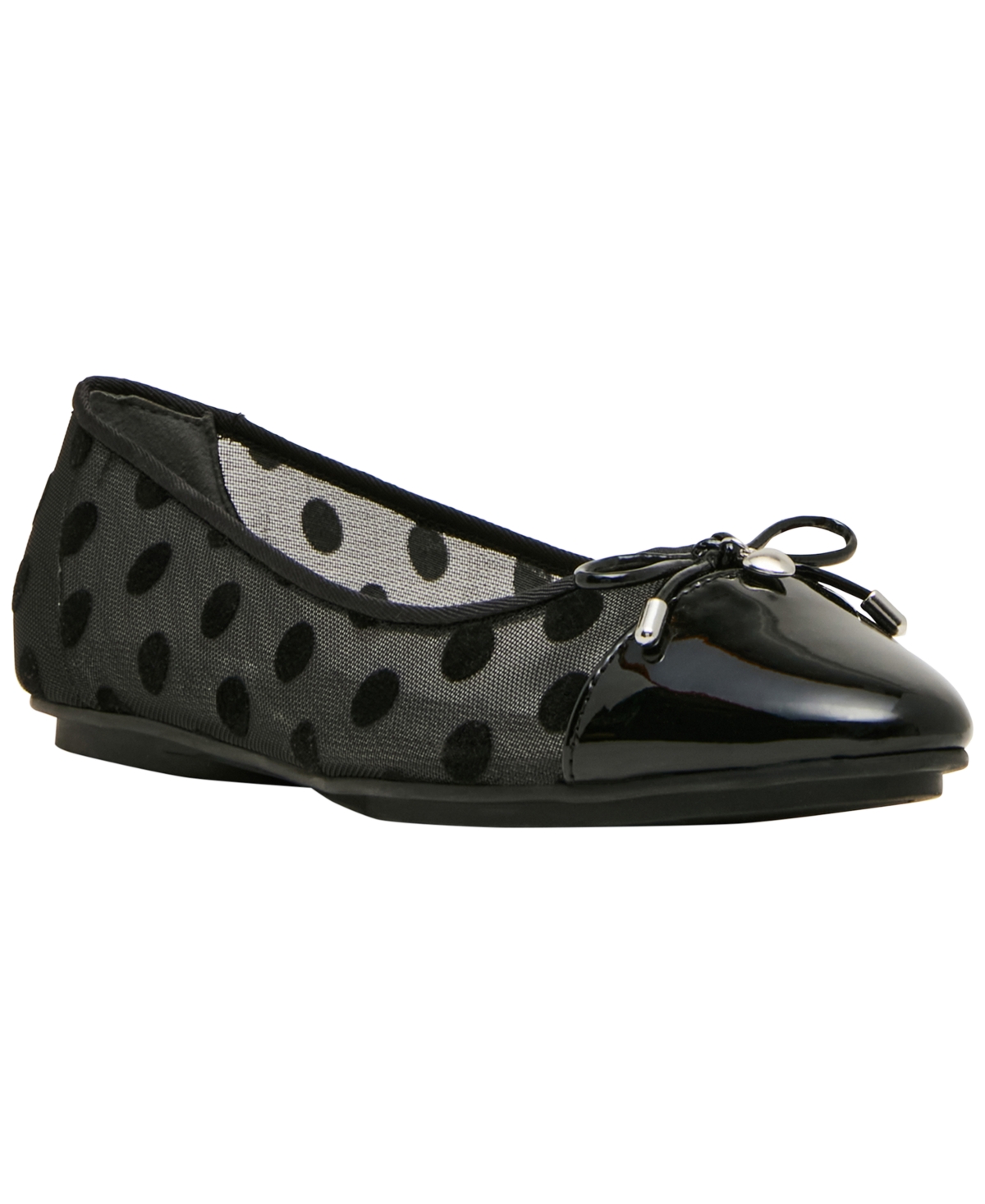 Click here for Anne Klein Womens Luci Cap Toe Ballet Flats - Blac... prices