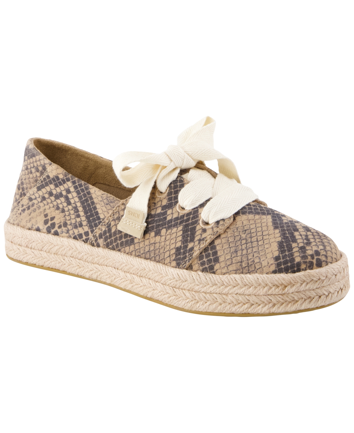 Click here for Toms Womens Carolina Lace-Up Espadrille Sneakers -... prices