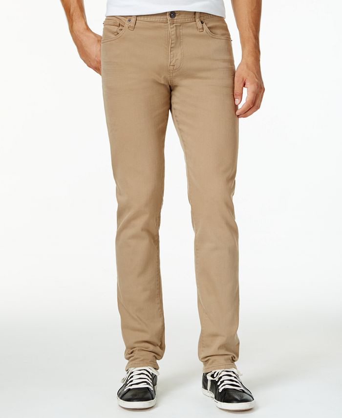WILLIAM RAST Men's Slim-Fit Straight-Leg Dean Twill Pants - Macy's