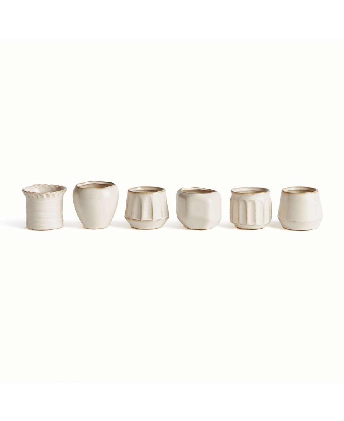 Click here for Napa Home & Garden Dezie Mini Pots Set Of 6 - Beig... prices