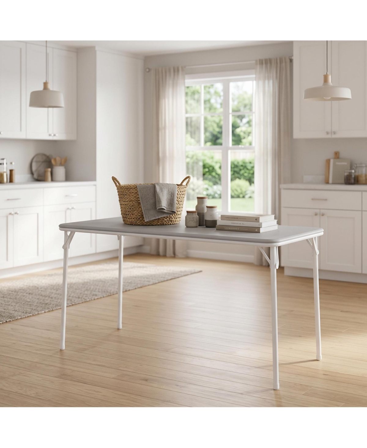 Click here for homfan Heavy-Duty Folding Table with Pu Leather To... prices