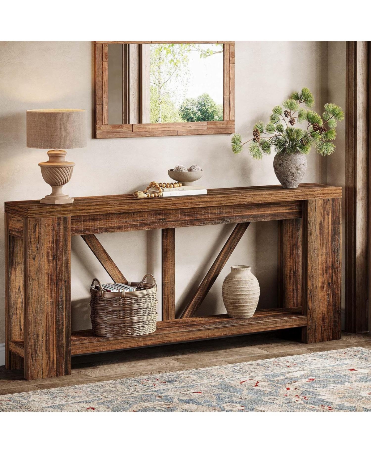 Click here for Tribesigns 70.9-Inch Extra Long Console Table  2-T... prices