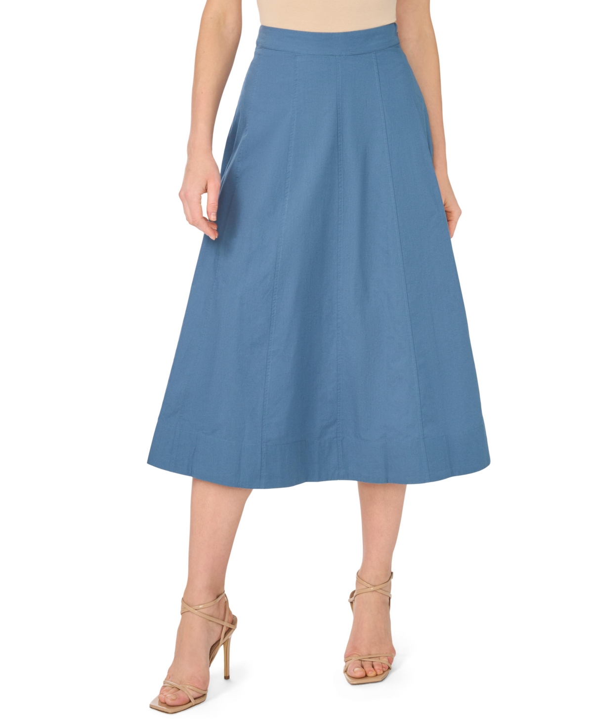 Click here for 1.state Womens A-Line Midi Skirt - Harbor Waves prices