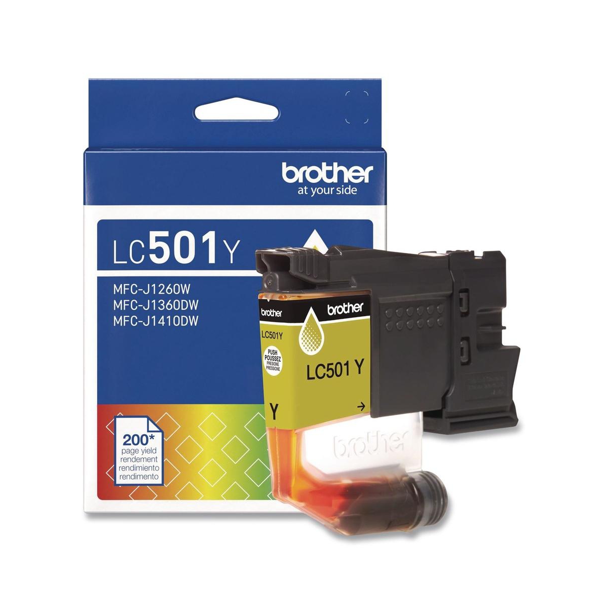 Click here for Brother LC501YS 200 Page-Yield Ink - Yellow prices