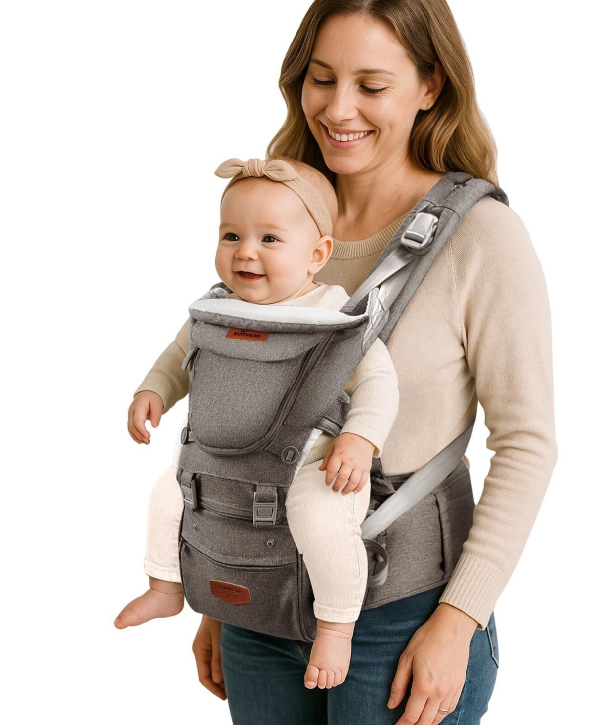 Click here for Sunveno 3 in 1 Ergonomic Baby Carrier with Hip Sea... prices