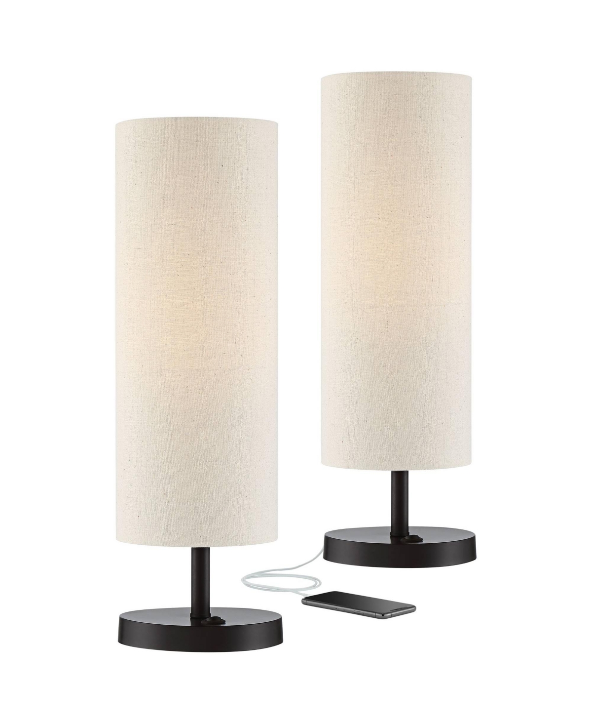 Click here for 360 Lighting Heyburn Modern Accent Table Lamps 20... prices