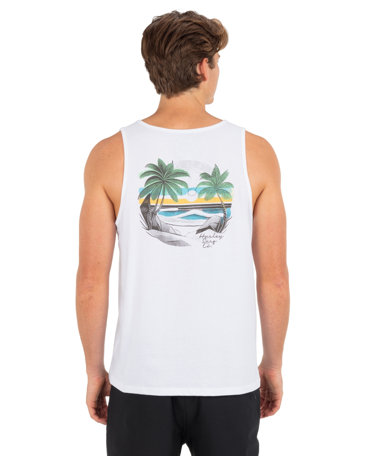 Click here for Hurley Mens Island Time Tank Top - White prices