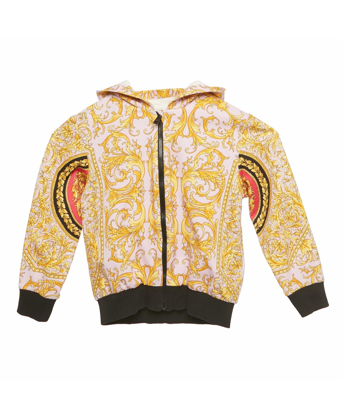 Click here for Pre-Owned Versace Womens Baroque Print Jersey Zip... prices