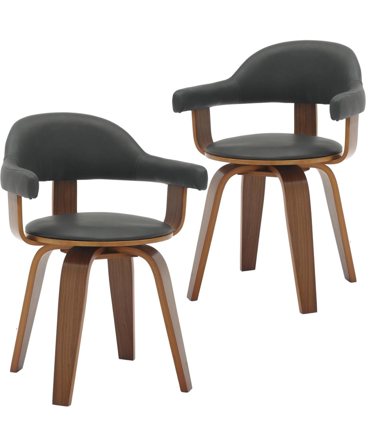 Click here for LeisureMod Brivo Upholstered Dining Chair Set of 2... prices