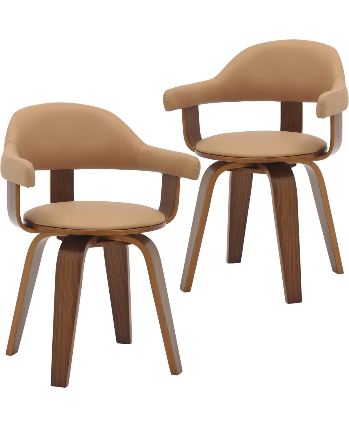 Click here for LeisureMod Brivo Upholstered Dining Chair Set of 2... prices