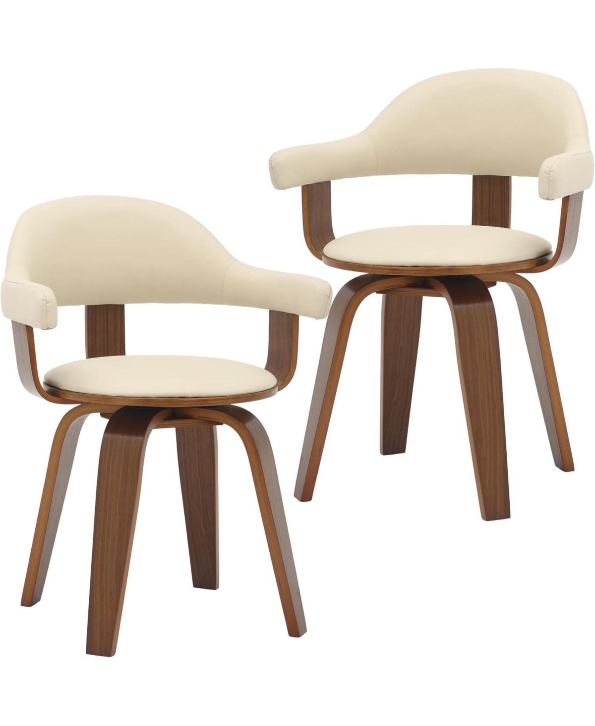 Click here for LeisureMod Brivo Upholstered Dining Chair Set of 2... prices